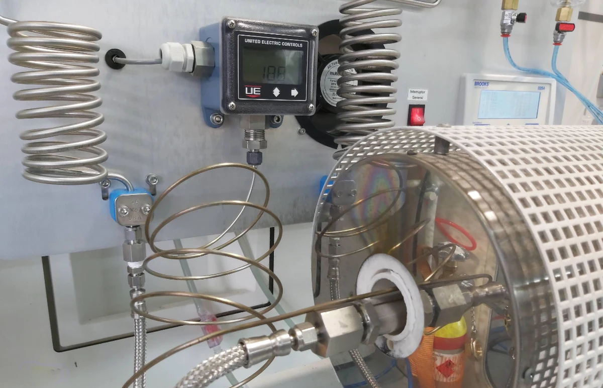 Gometrics develops gas control panel for research center